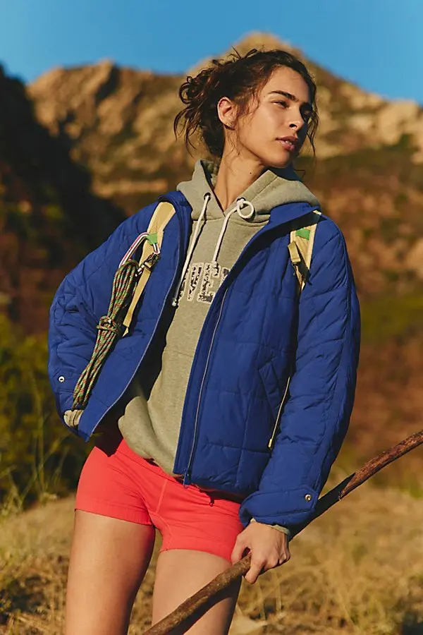 Free People Pippa Packable Puffer Jacket - Jam