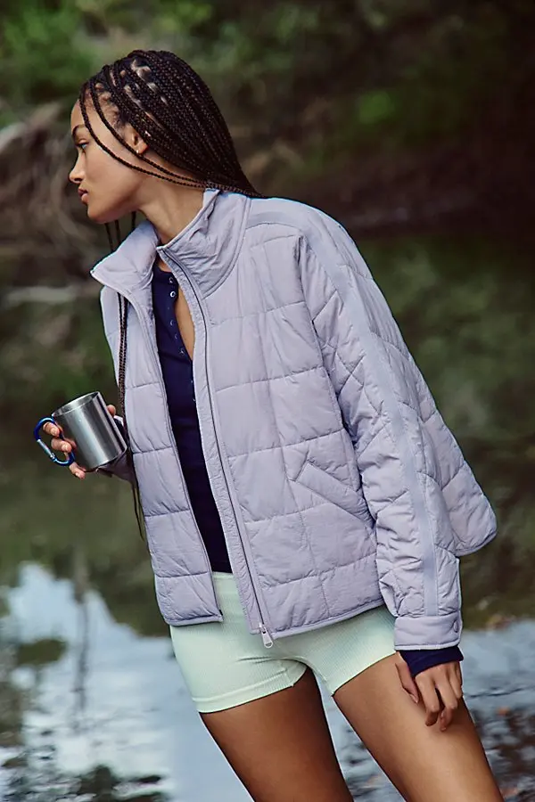 Free People Pippa Packable Puffer Jacket - Oyster
