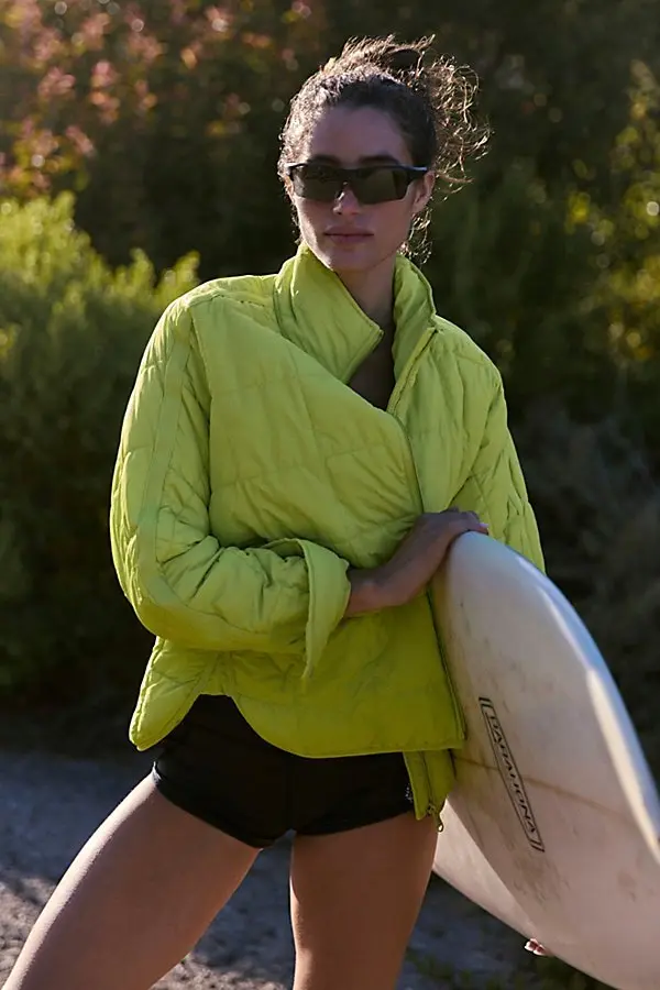 Free People Pippa Packable Puffer Jacket - Spritz