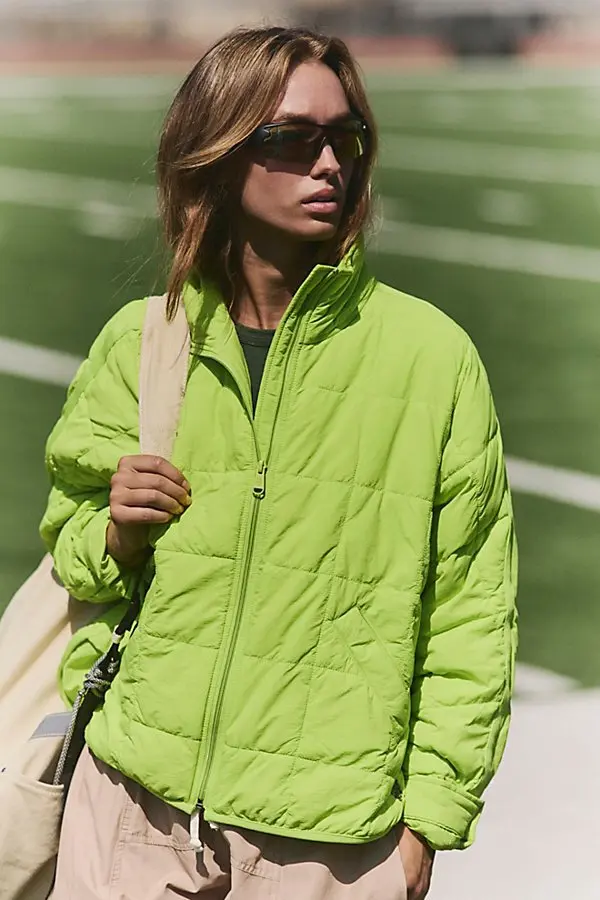 Free People Pippa Packable Puffer Jacket - Spritz