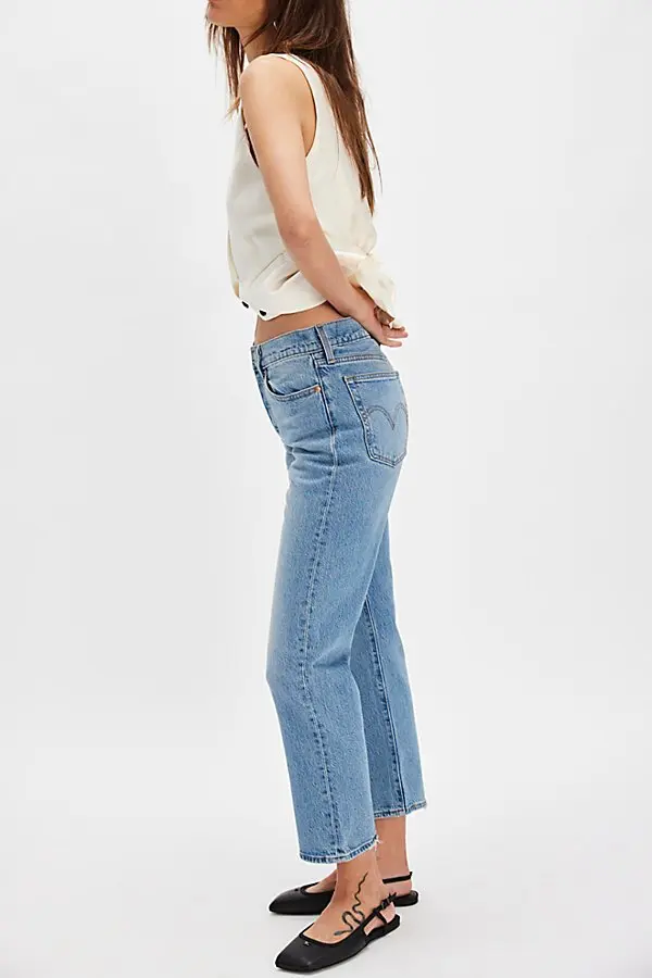 LEVI'S Wedgie Straight Jeans - Calling All Blues