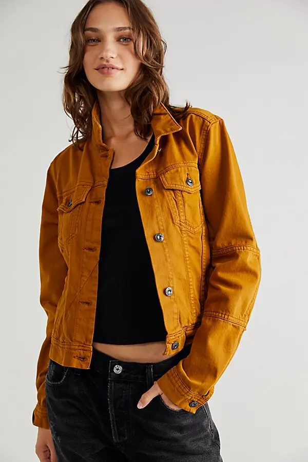 Free People Rumors Denim Jacket