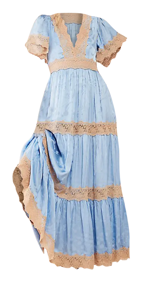 Spell Ocean Gown In Bluebell - 66% Off | Editorialist