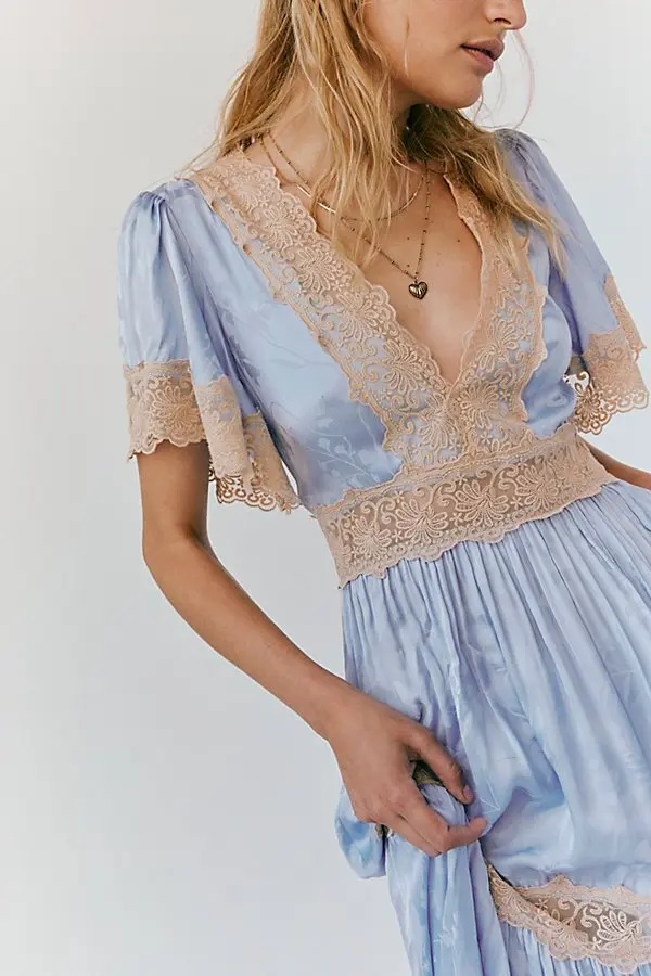 Spell Ocean Gown In Bluebell - 66% Off | Editorialist
