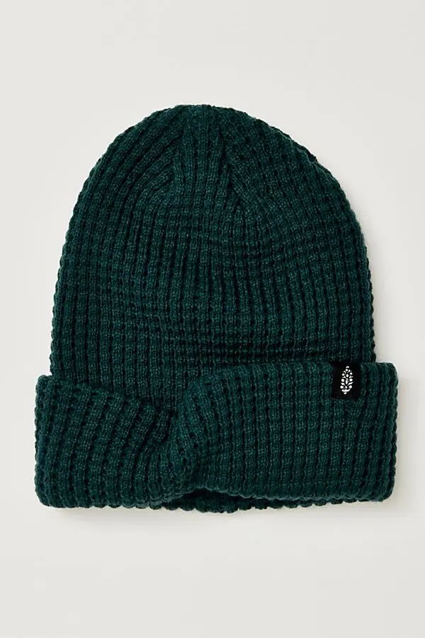 Free People Cool Down Beanie - Evergreen
