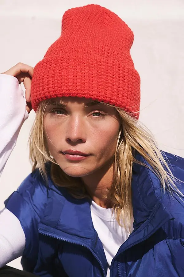 Free People Cool Down Beanie - Flambe