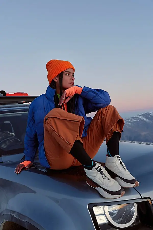 Free People Cool Down Beanie - Orange