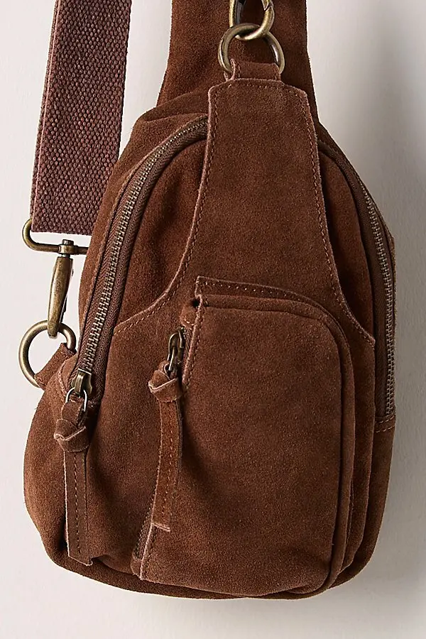 Free People Hudson Suede Sling Bag