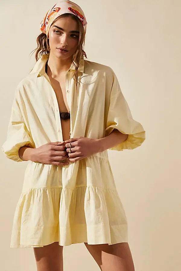 Free People Misha Mini Dress - Lemonilla | Editorialist