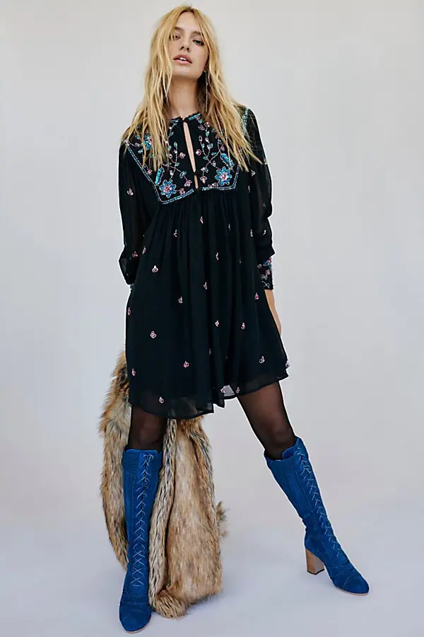 Bali Golden Sun Dress In Black - 57% Off | Editorialist