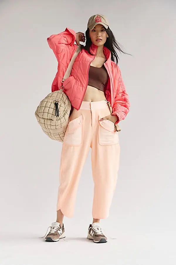 Free People Timko Pants - Peach