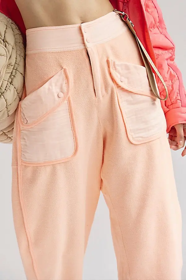 Free People Timko Pants - Peach