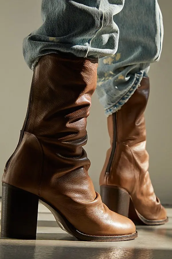 Free People Elle Block Heel Boots