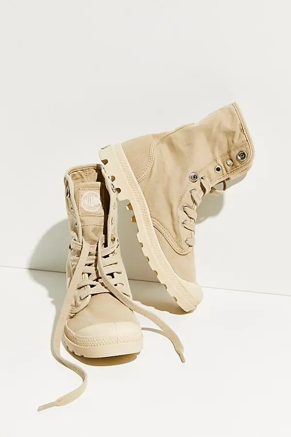 PALLADIUM Baggy Canvas Boots - Sahara Baggy