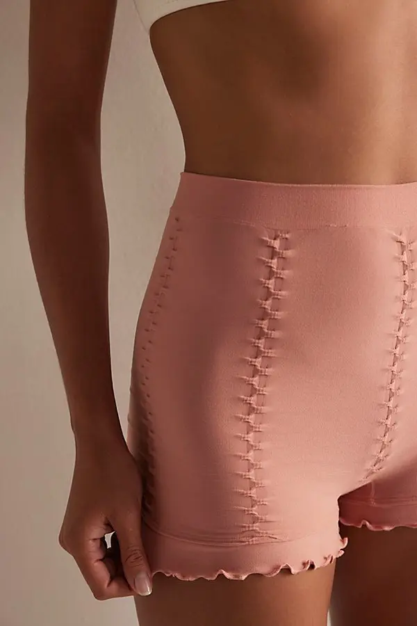 Free People Ruched Seamless Boy Shorts