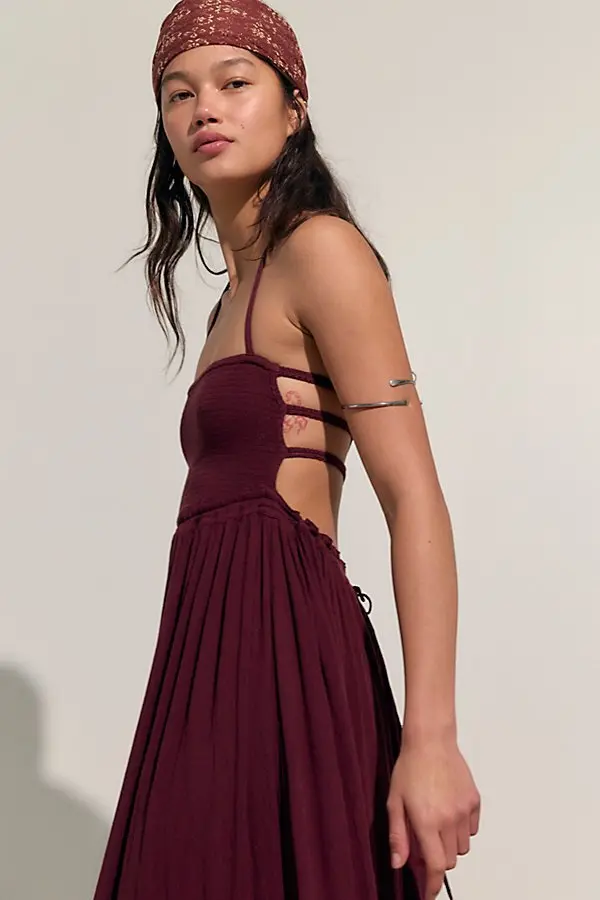 Free People Extratropical Maxi Dress - Decadent