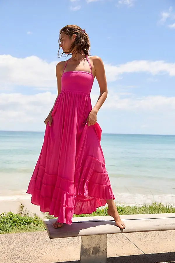 Free People Extratropical Maxi Dress - Magentiful