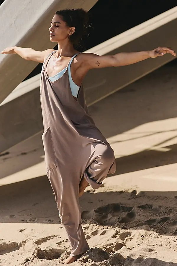 Free People Hot Shot Onesie - Pewter