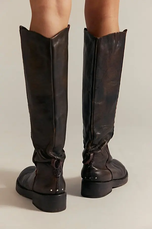 Free People Equestrian Boots - Chocolate
