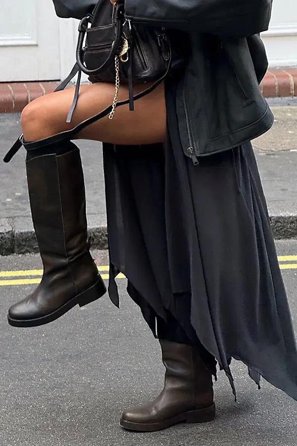 Free People We The Free Bryce Equestrian Boots - Olive