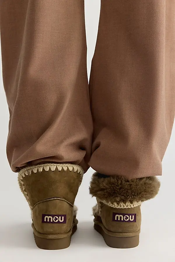 Mou Glacier Ankle Boots - Olive