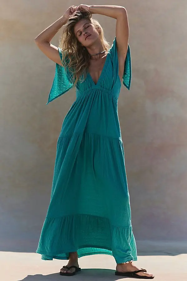 Free People La La Maxi Dress - Niagara River