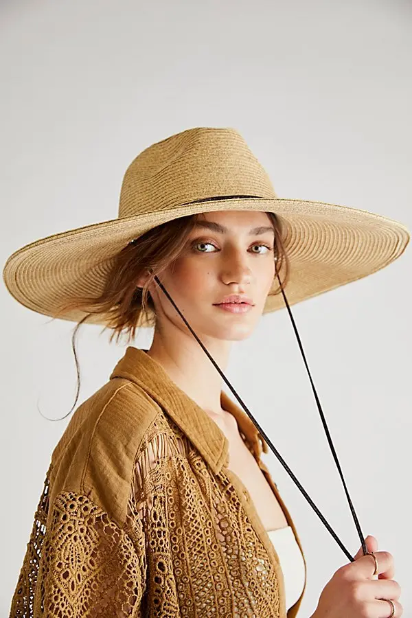 Free People Arizona Wide Brim Straw Hat
