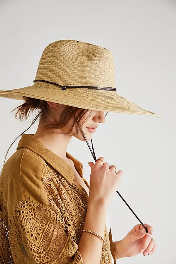 Free People Arizona Wide Brim Straw Hat