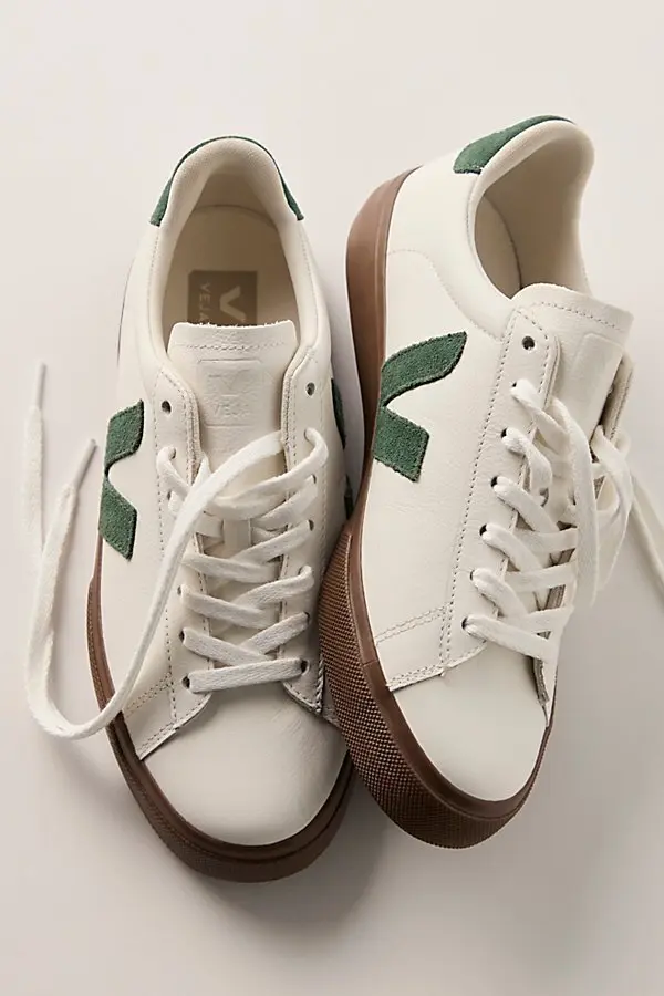 VEJA Campo Sneakers - White_cyprus_bark