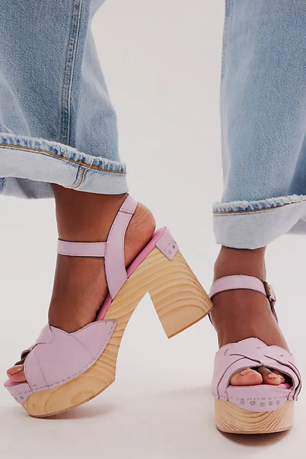 Free People Orion Woven Clogs