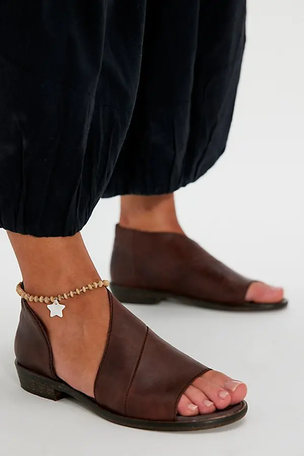 Free People Mont Blanc Sandals - Dark Brown