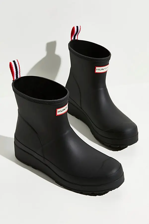 Hunter Play Short Wellies - Black