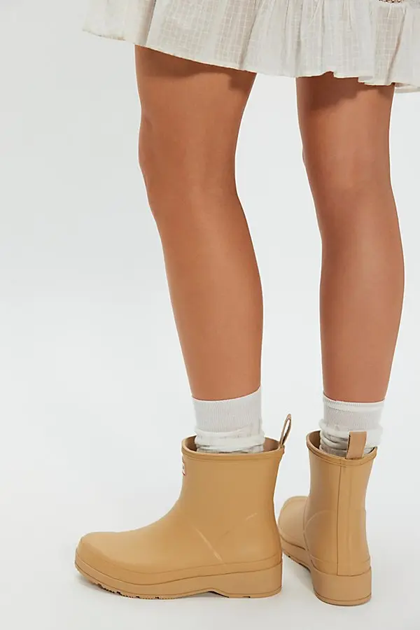 Hunter Play Short Wellies - Medium Natural