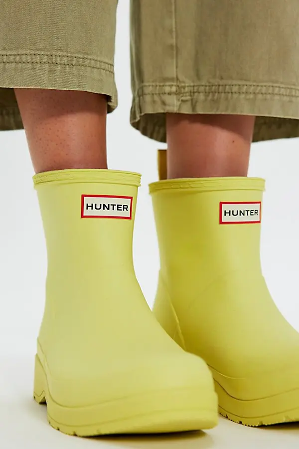 Hunter Play Short Wellies - Yellow