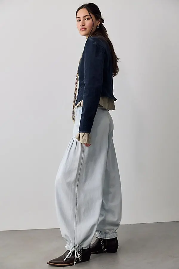 Free People We The Free Lotus Balloon Jeans - Arrow