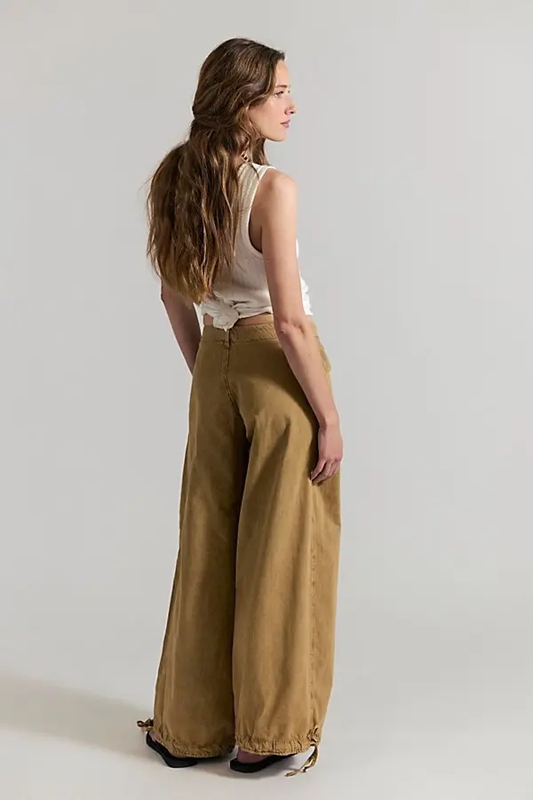 Free People We The Free Lotus Balloon Jeans - Mustard