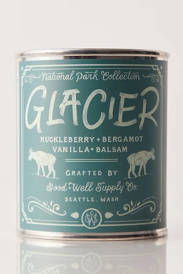 GOOD & WELL SUPPLY CO. National Parks Candle - Glacier
