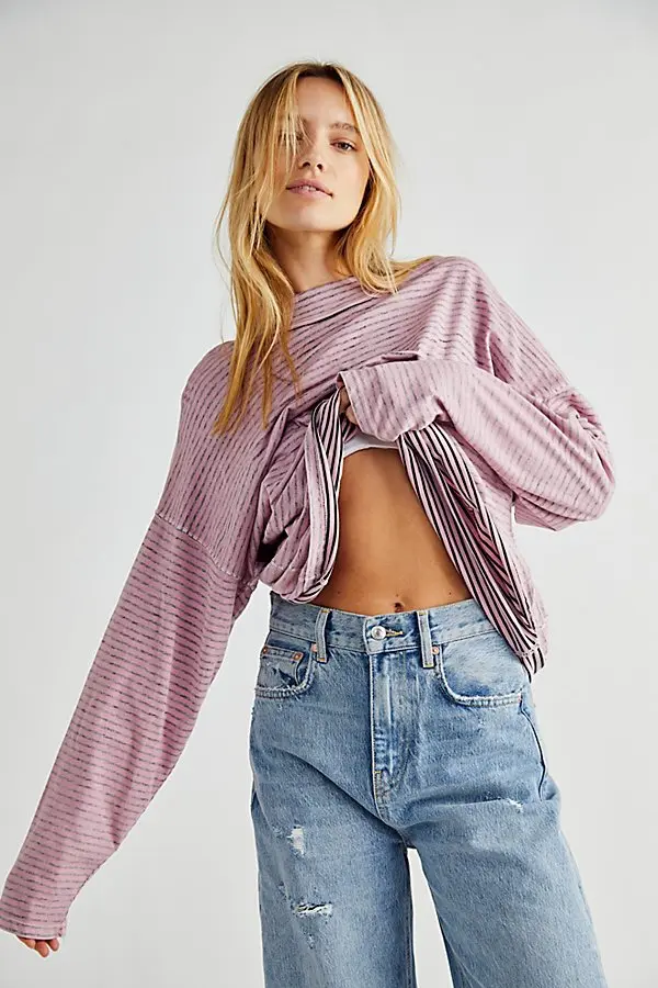 We The Free Be Free Stripe Tunic