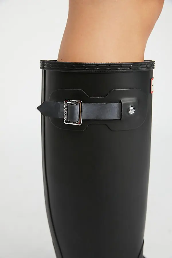 Hunter Rubber Rain Boots - Black