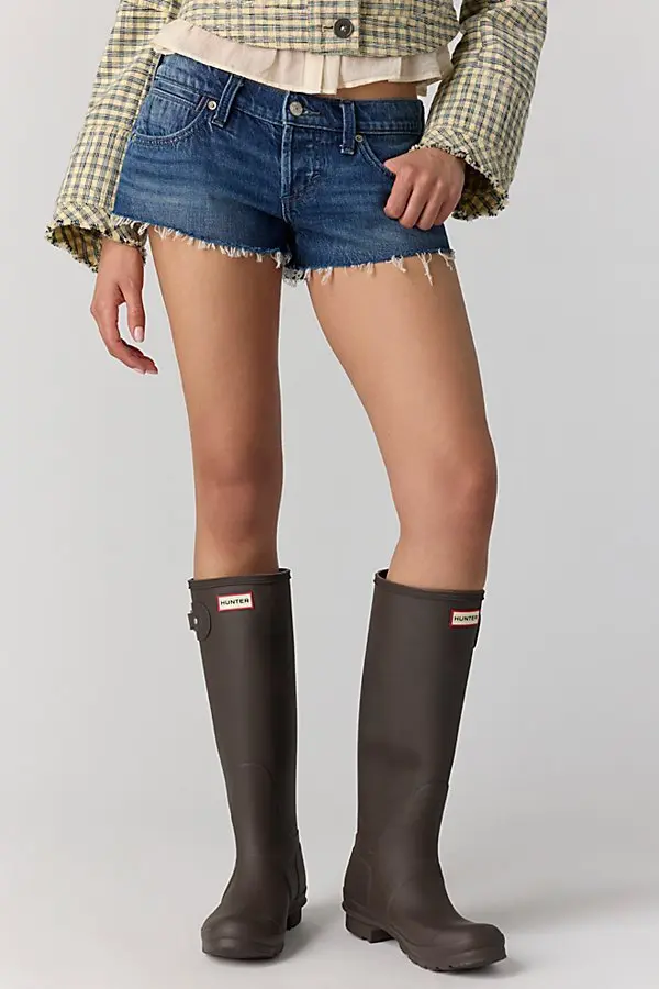 Hunter Rubber Rain Boots - Brown