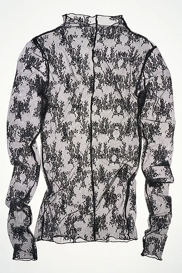 Free People Lady Lux Layering Top - Black