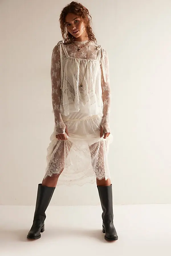 Free People Lady Lux Layering Top - Evening Creme