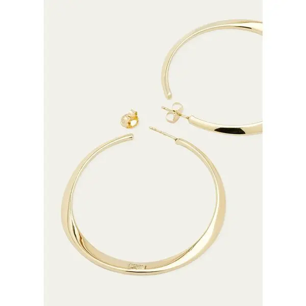 Ippolita 18k Large Twisted Hoop Earrings
