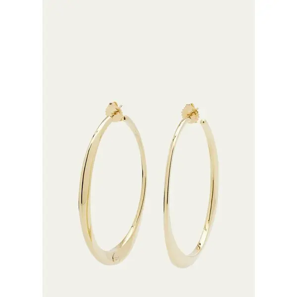 Ippolita 18k Large Twisted Hoop Earrings