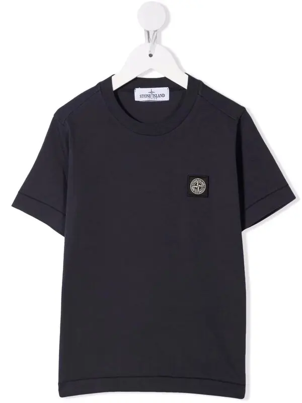 Stone Island Kids T-shirt With Logo Patch