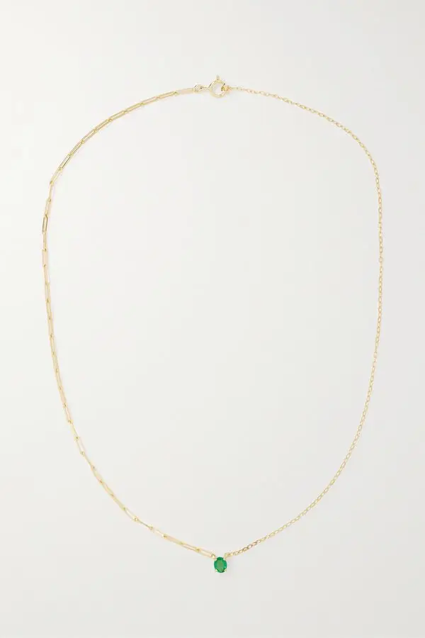 Yvonne Léon 18-karat Emerald Pendant Necklace