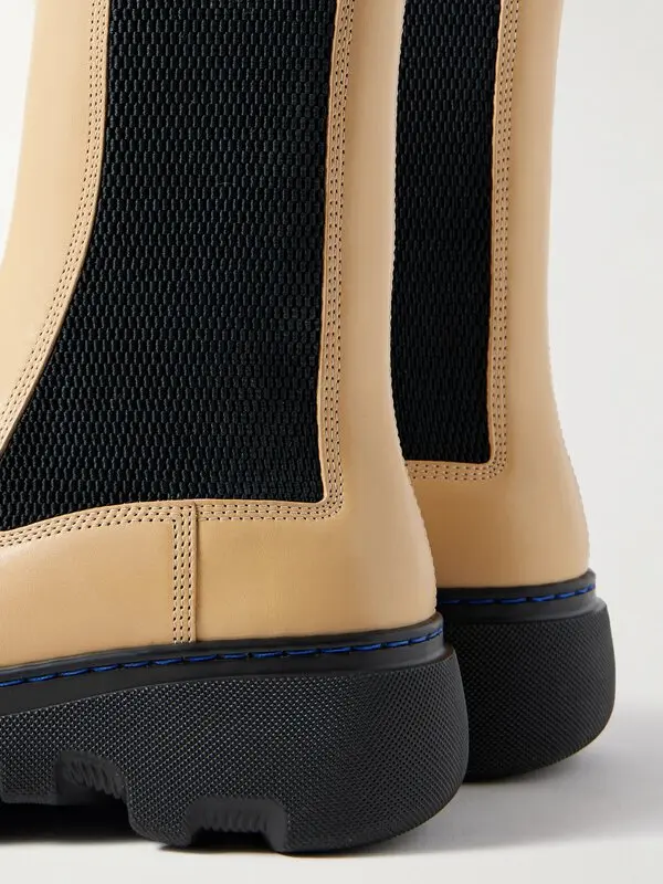Burberry Leather Chelsea Boots