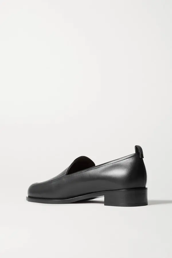 THE ROW Penny Leather Loafers