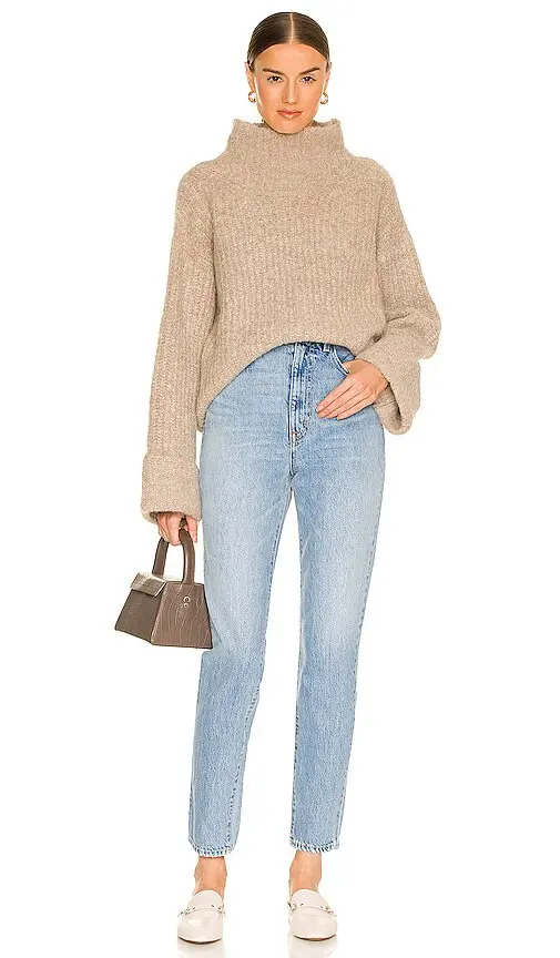 WEEKEND STORIES Antoinette Pullover In Beige