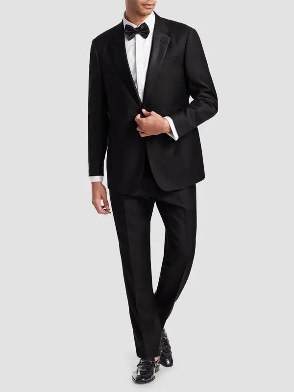 Emporio Armani G-line Classic Wool Notch Lapel Tuxedo